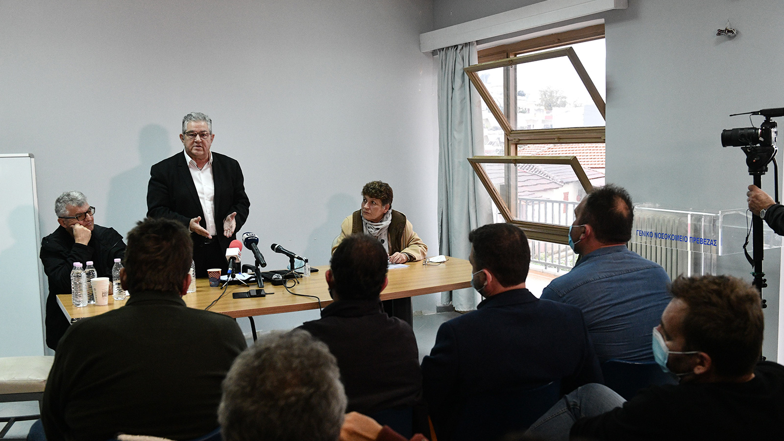 KKE | Από τη σύσκεψη του ΓΓ της ΚΕ του ΚΚΕ Δημήτρη Κουτσούμπα με φορείς ...